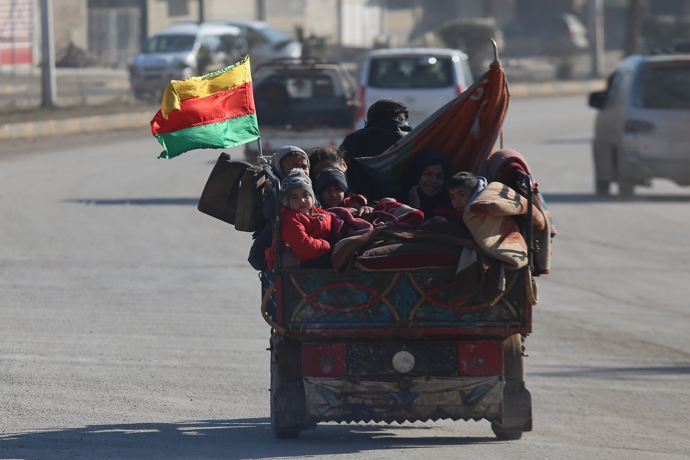 UN aid convoy delivers supplies to besieged city in northeast Syria as ...