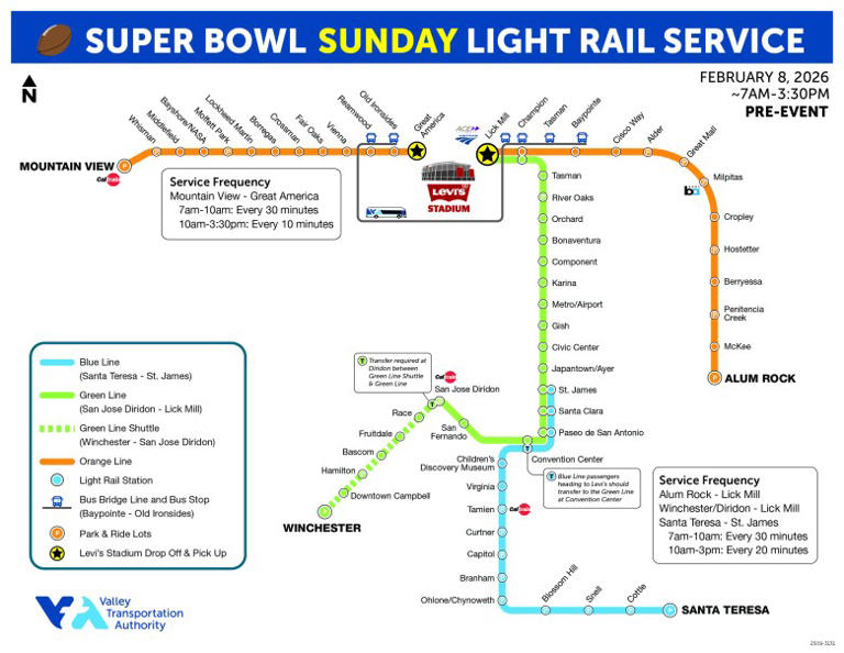 Game day strategy: Public transit maps plan to move thousands of Super ...