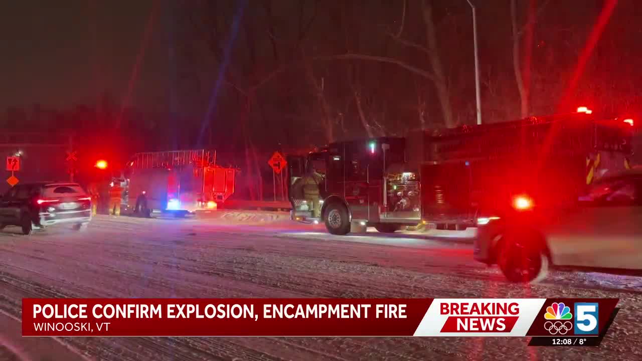 Propane canister sparks explosion, fire at encampment in Winooski ...
