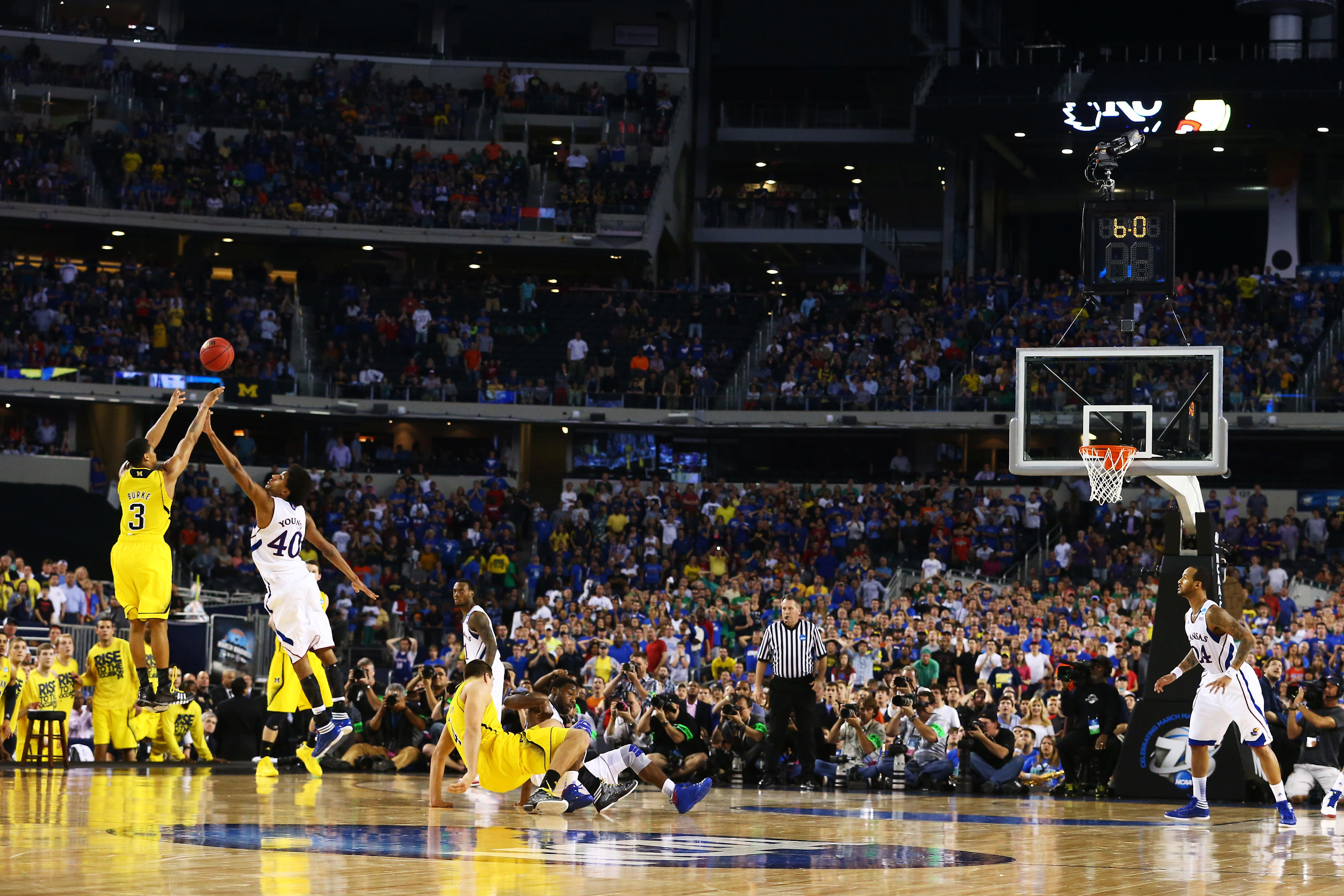 Trey Burke explains sequence that led to legendary Kansas shot