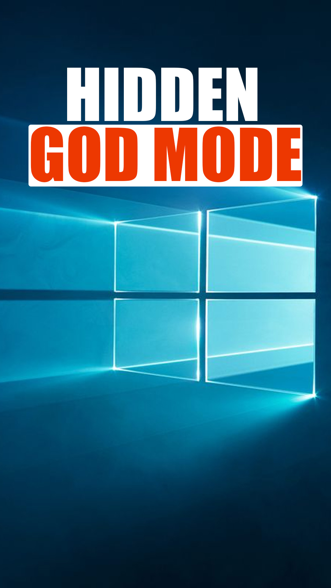 Windows has a hidden God mode for gamers