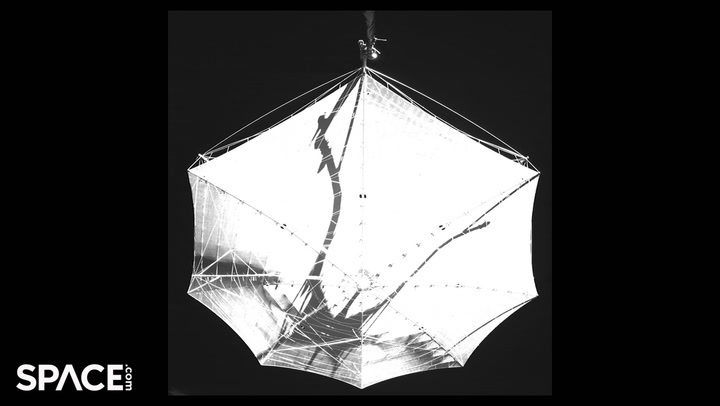 ESA’s biomass ‘umbrella’ unfurls in view from space