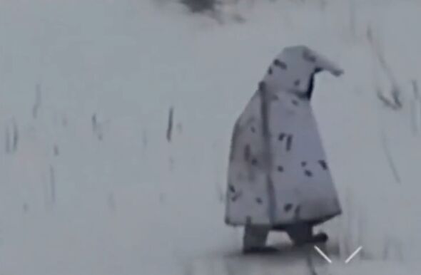 Ukrainian army drone takes out Russian 'Penguin' in 'invisibility cloak'