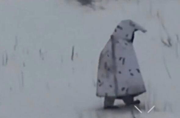 Ukrainian army drone takes out Russian 'Penguin' in 'invisibility cloak'