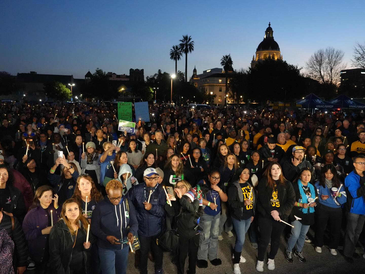 Thousands of Kaiser nurses, workers go on strike