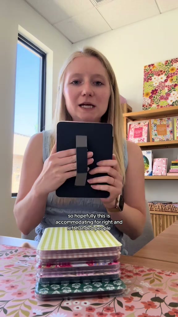 New clear back Kindle cases with center strap and auto wake