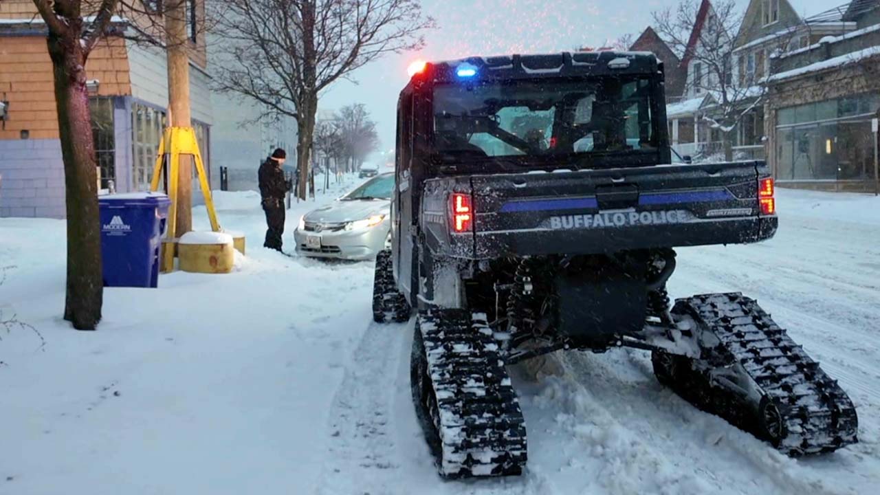 'Great for bad weather conditions': Buffalo police put new UTVs to the ...