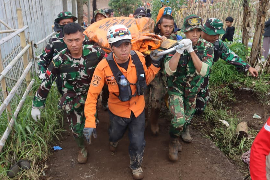 Indonesian marines among 42 missing in deadly West Java landslide