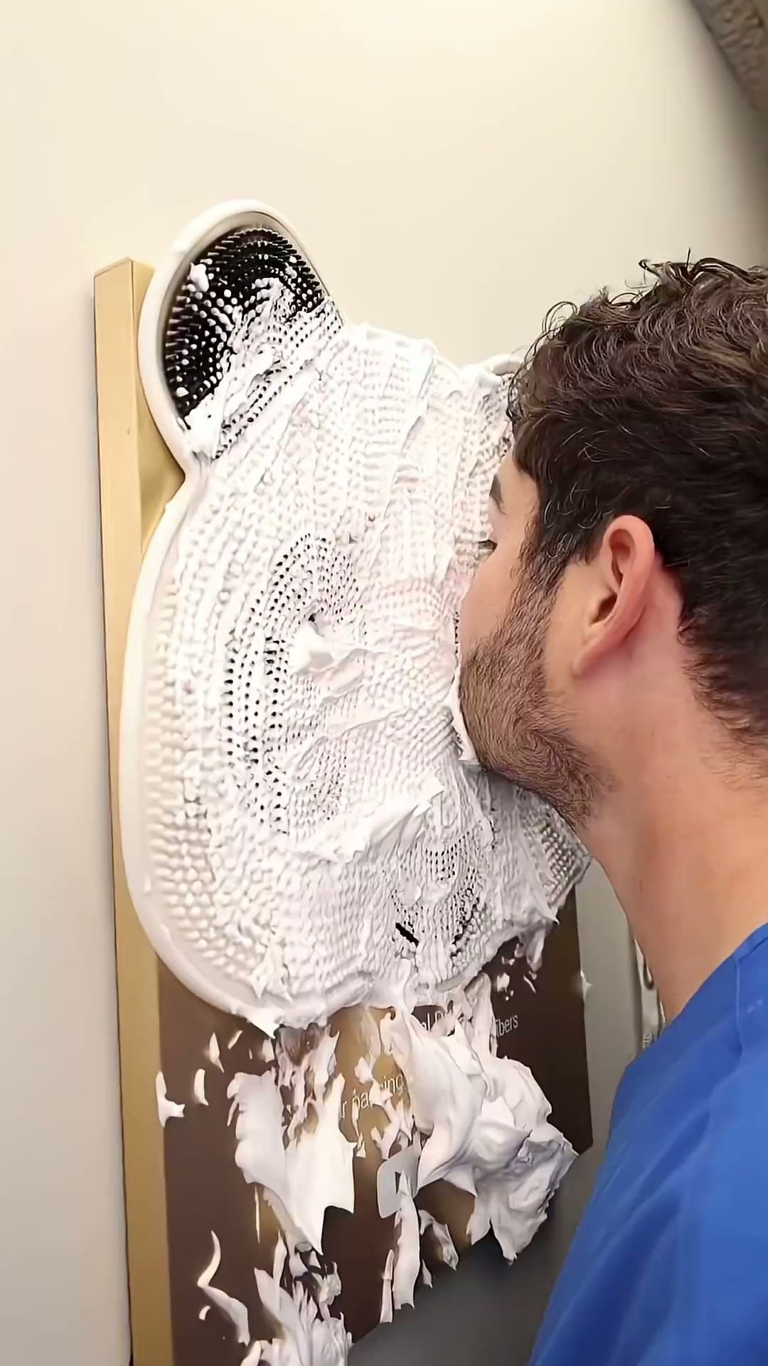 Panda brushing routine? lol