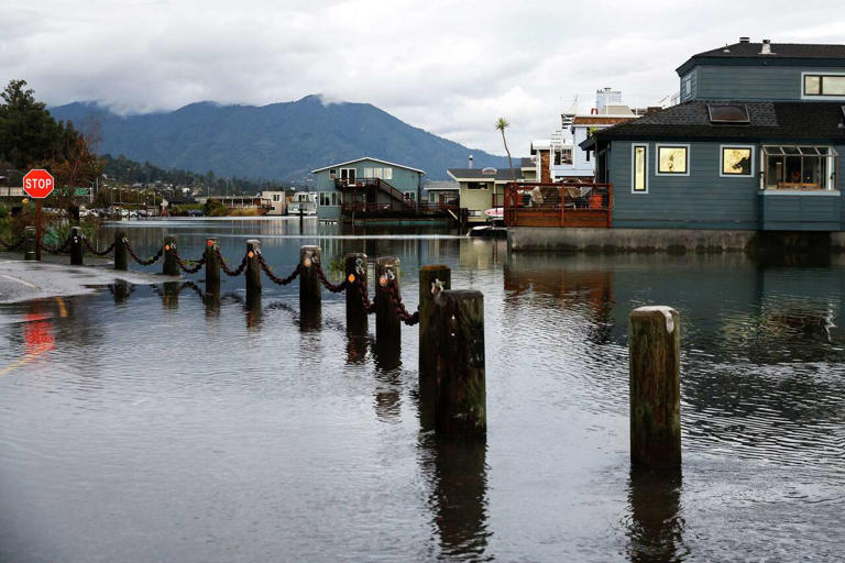 Record-high tides hit a wealthy Bay Area county hard. It wasn't ready.