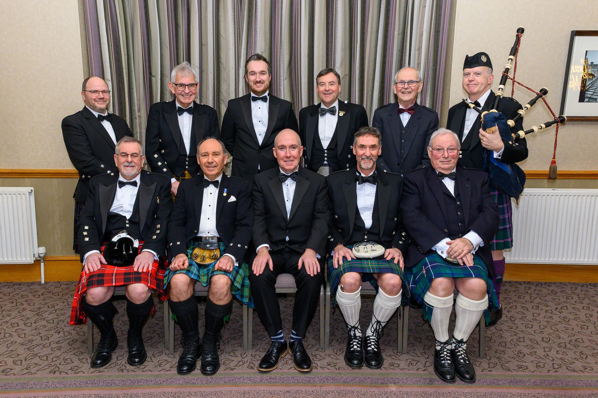 Falkirk Burns Club and guests gather for annual supper