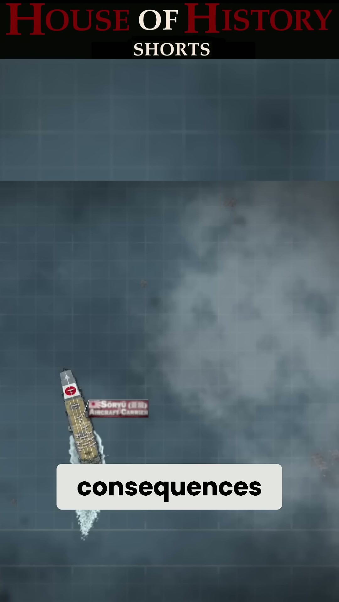 Torpedo strike against the Soryu at the Battle of Midway! #ww2