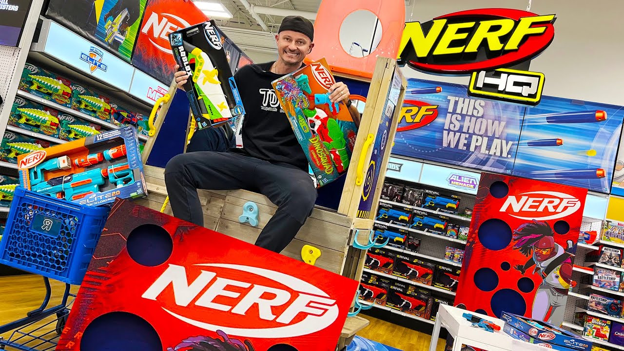 Nerf guns at Toys R Us!