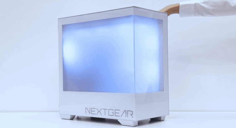 The glass on this PC case can turn frosty at the push of a button