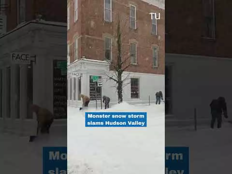 Huge slow-moving winter storm rolls into Hudson Valley