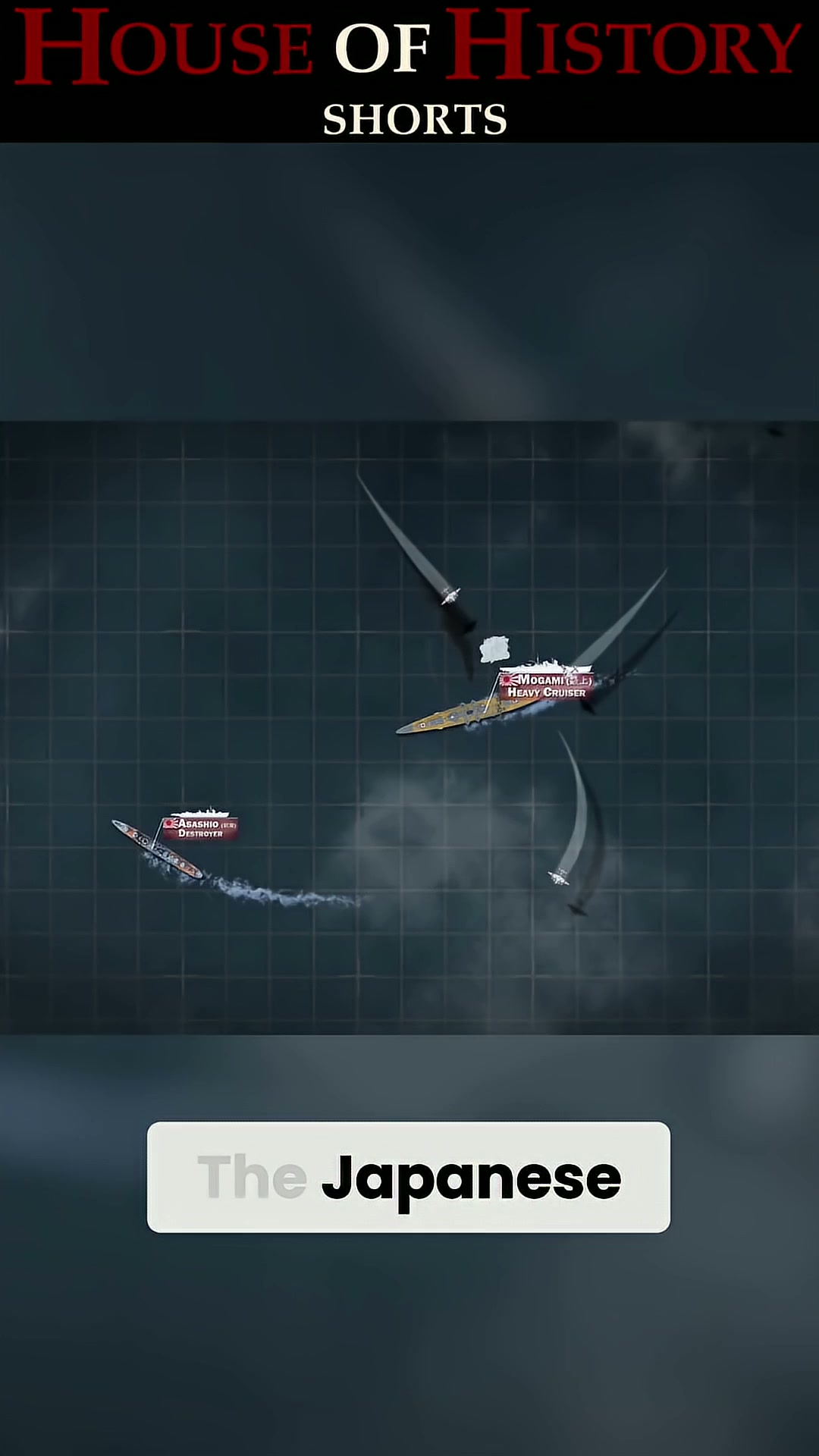 B17 bombers attack a heavy cruiser!