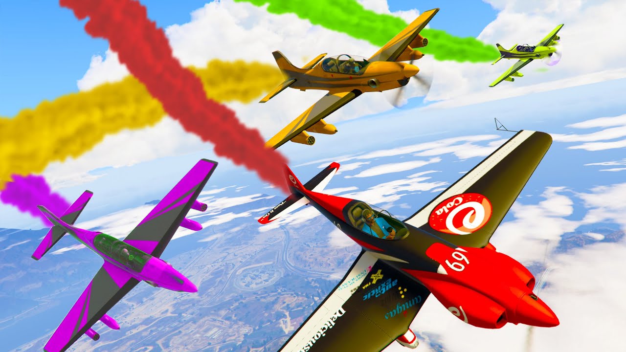 Crashing an airshow with my little brother | GTA 5 thug life #326