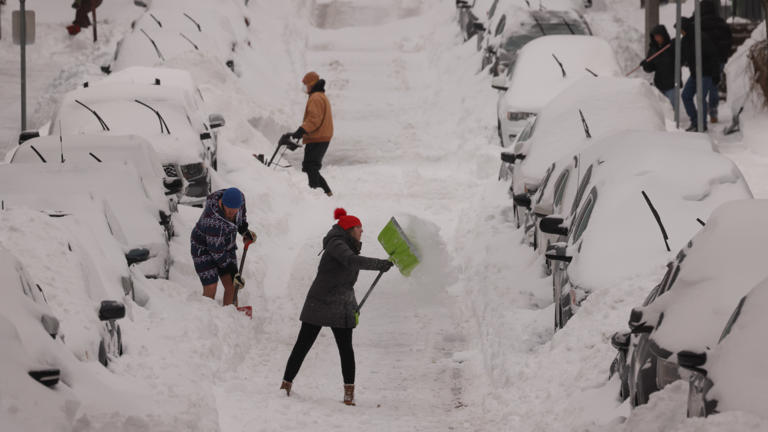 Map: Final snow totals, jackpot towns from this week's record-setting ...
