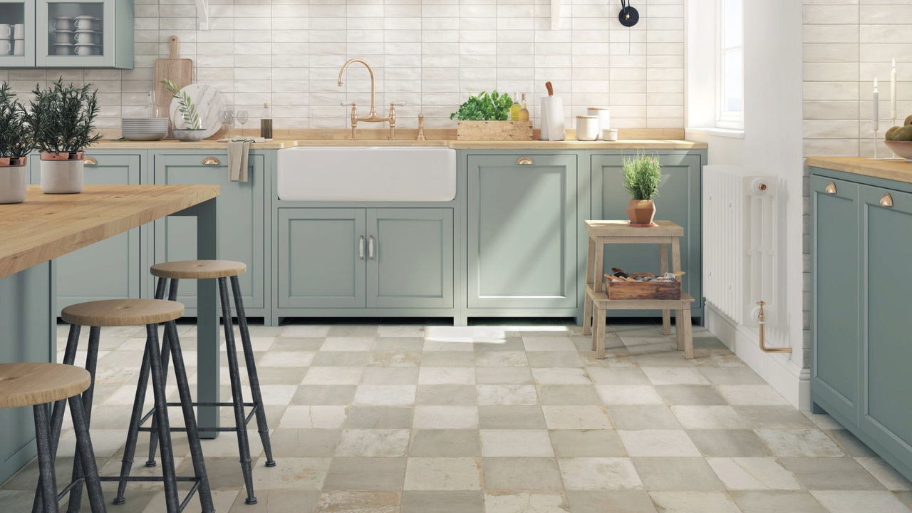 I never realised how much flooring impacts kitchen design. These 12 ...
