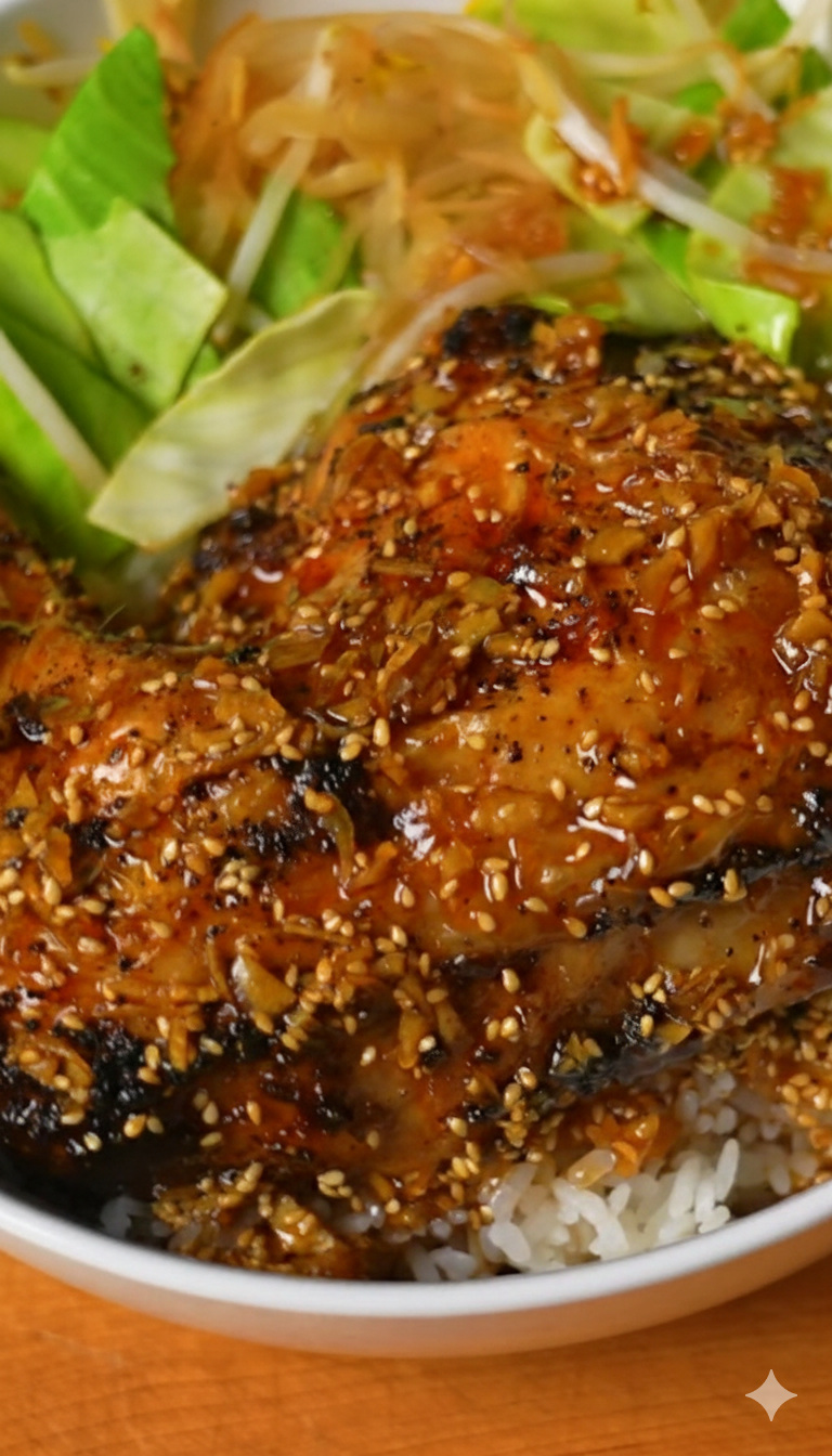 This meal only cost $7.00: chicken teriyaki