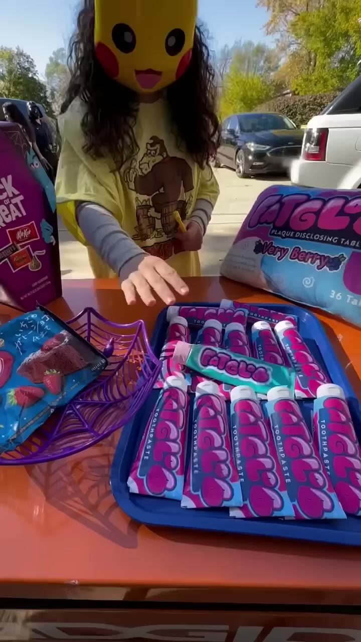 Fat glob toothpaste vs candy?