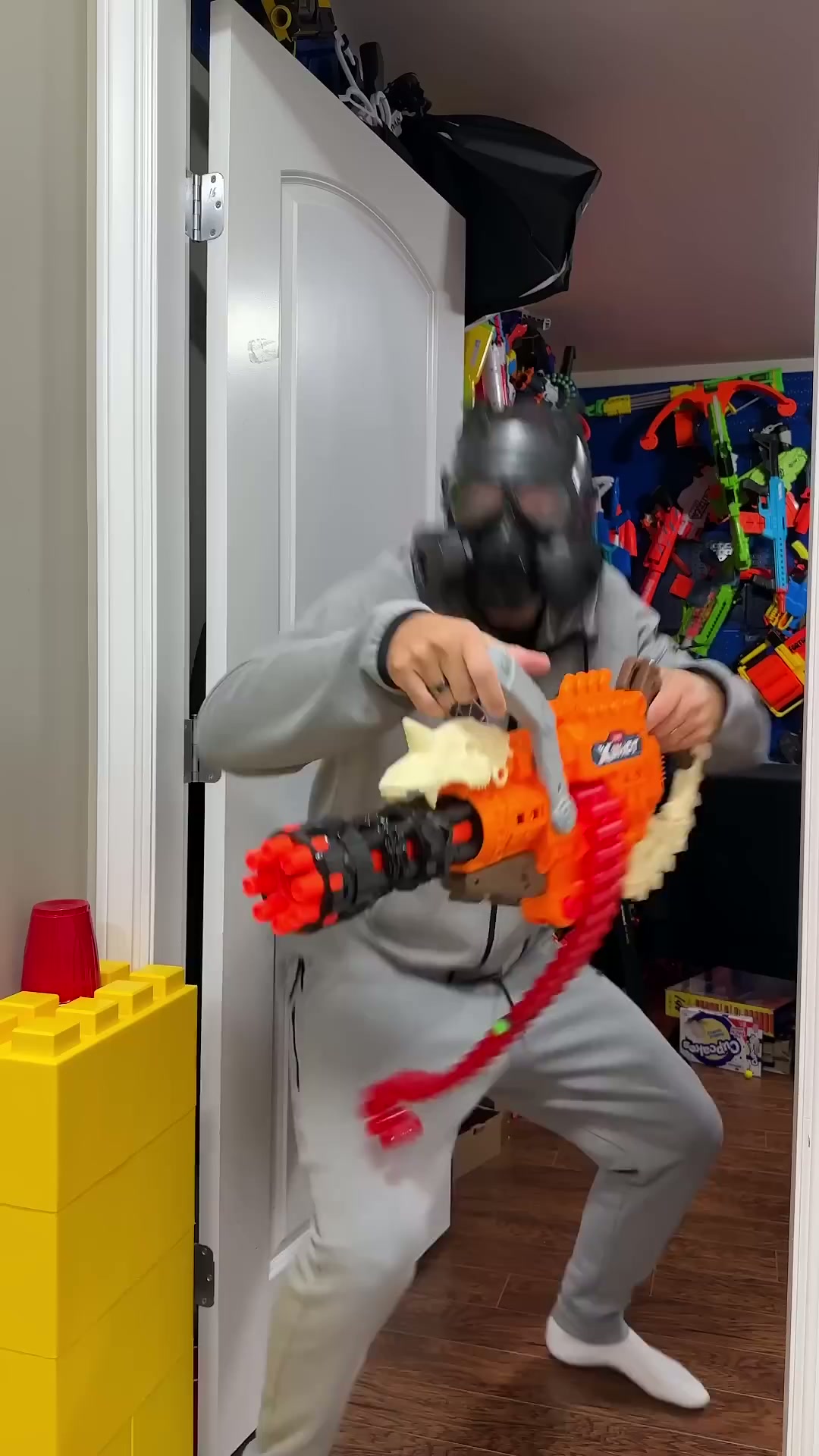 Nerf war: Donut battle!