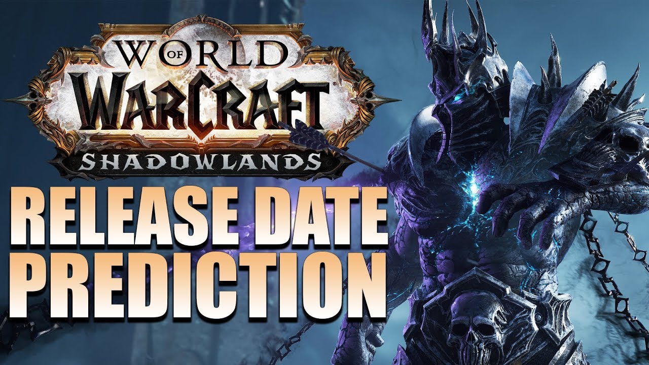 Shadowlands alpha/beta/pre-patch & release date predictions!