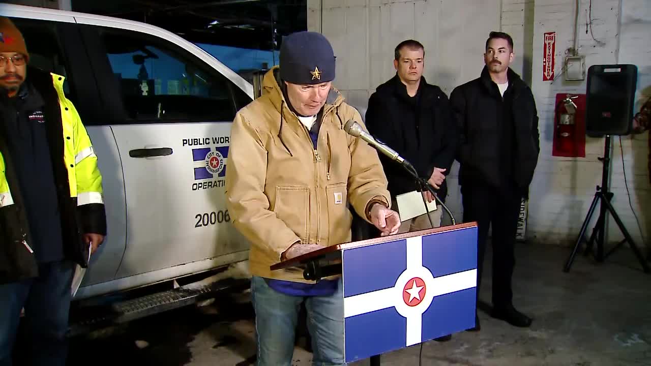 Mayor Joe Hogsett presser - remain home!