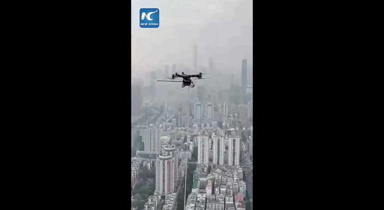 Cina, ecco i droni utilizzati per spegnere gli incendi nei grattacieli ...