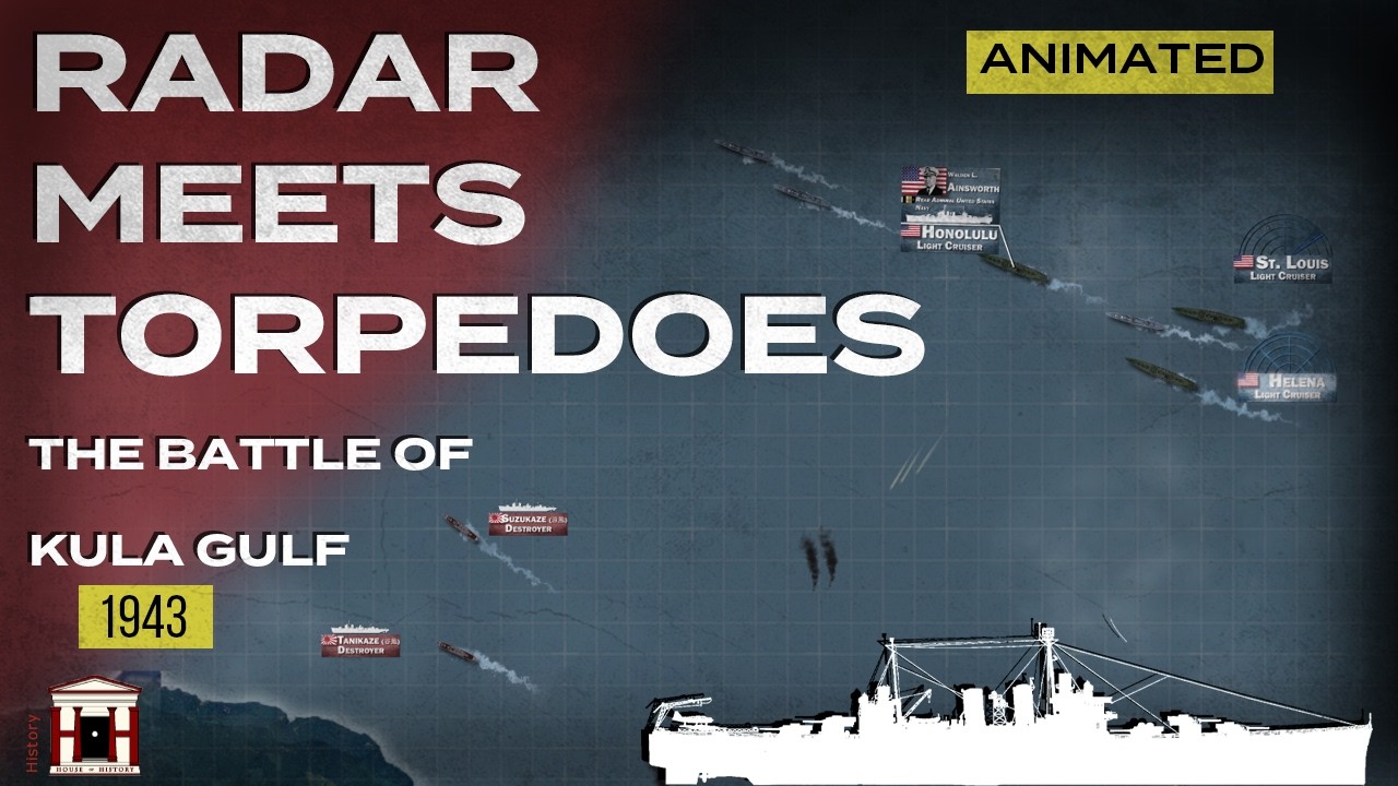 The US Navy’s ambush at Kula Gulf, 1943 - animated