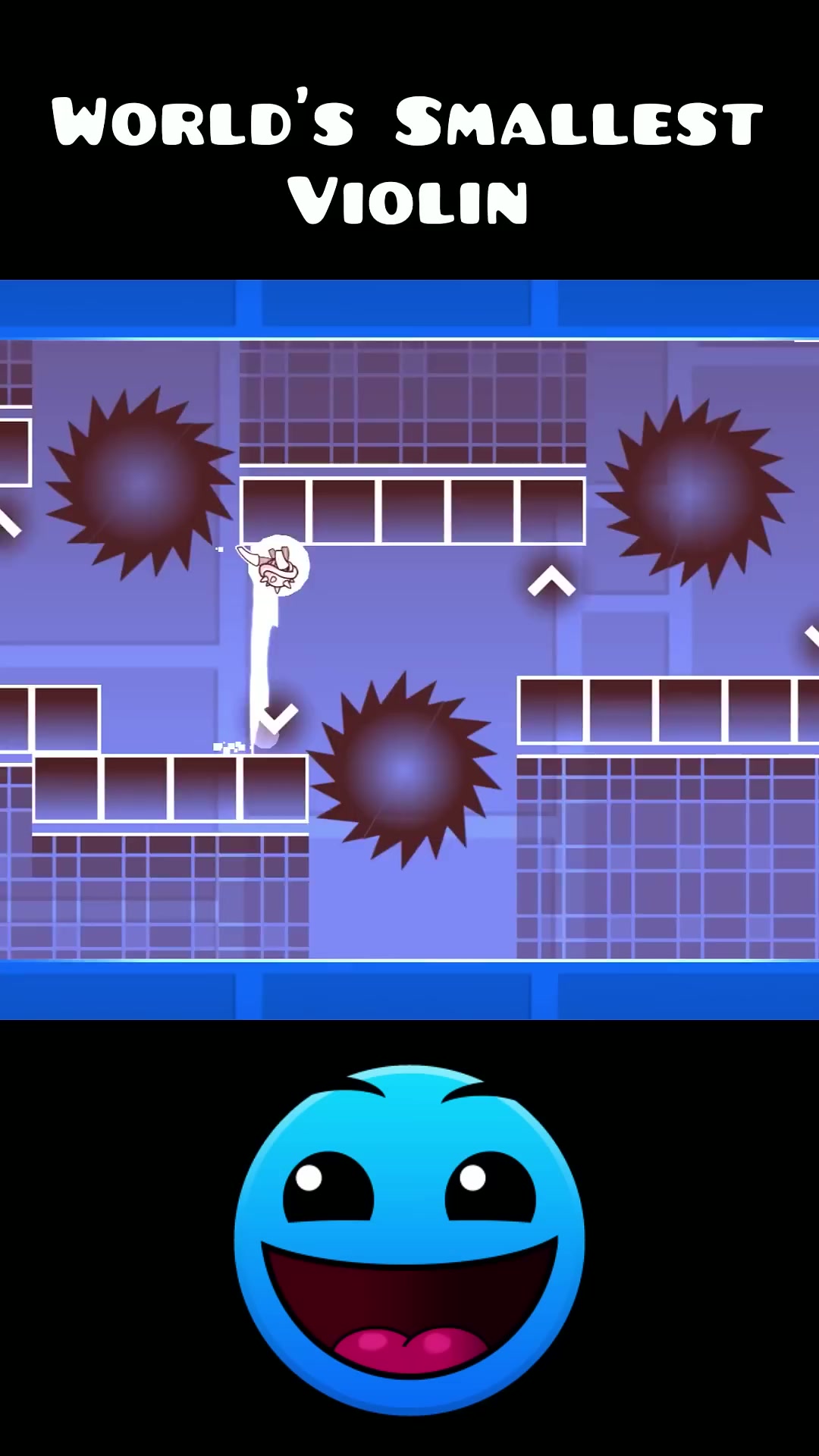 World's smallest violin in GD 🤯 #geometrydash #trending #robtop # ...