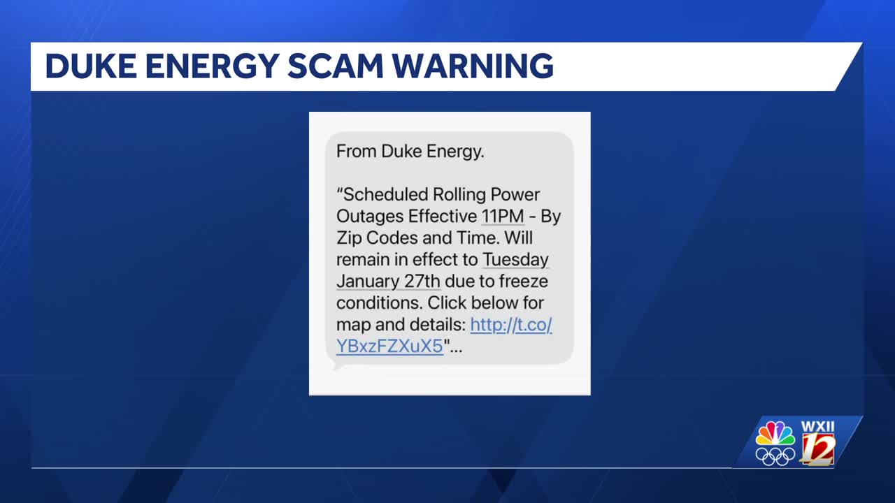 Duke Energy warns about scam targeting customers after the winter storm