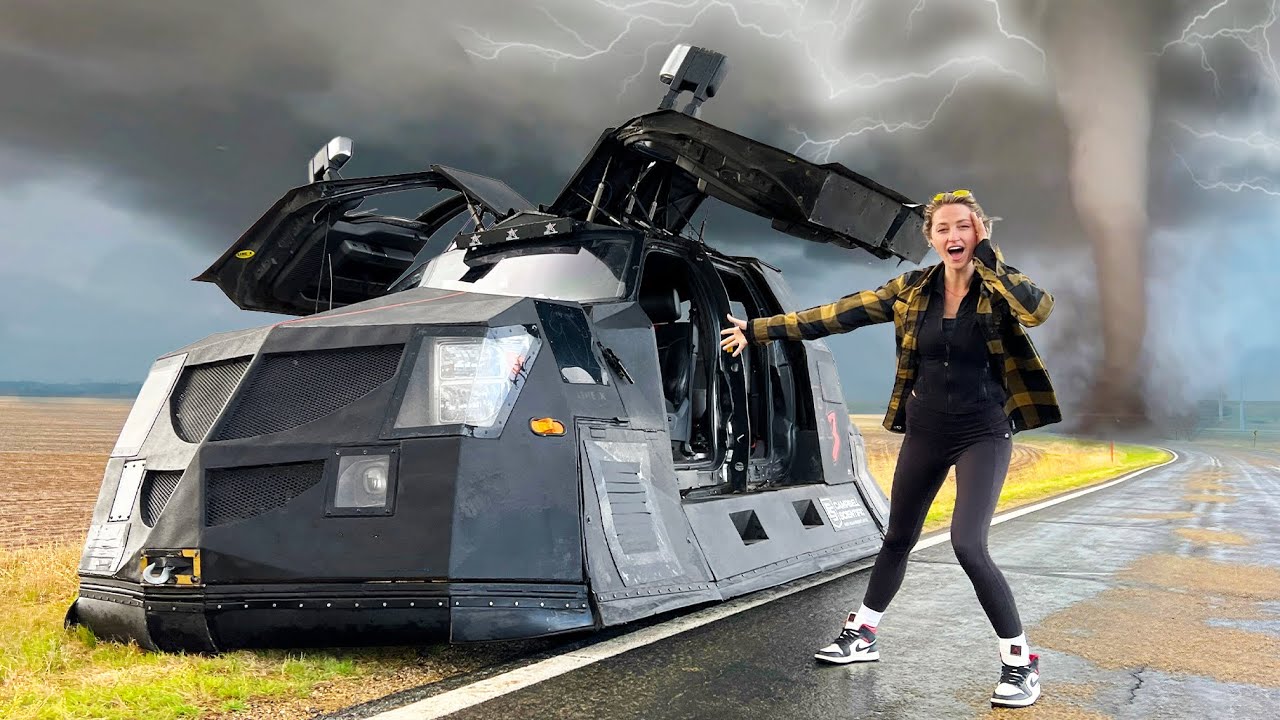 What happens when you drive a $750,000 “tornado tank” and the wind hits ...