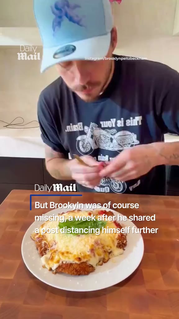 Beckham's first public appearance since Brooklyn bombshell