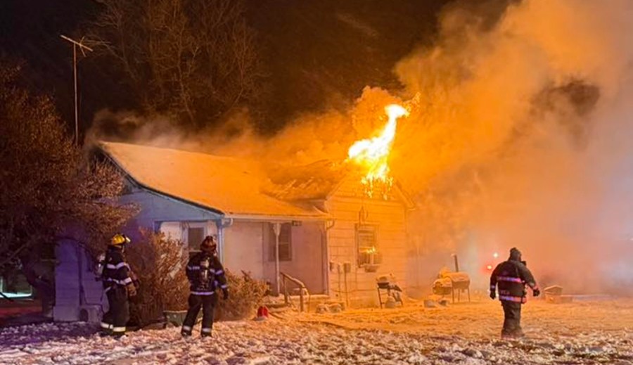 Photos: Kingman County house fire causes heavy damage