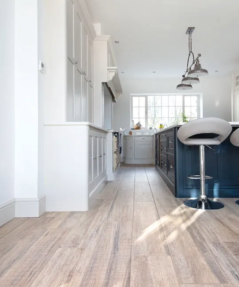 I never realised how much flooring impacts kitchen design. These 12 ...