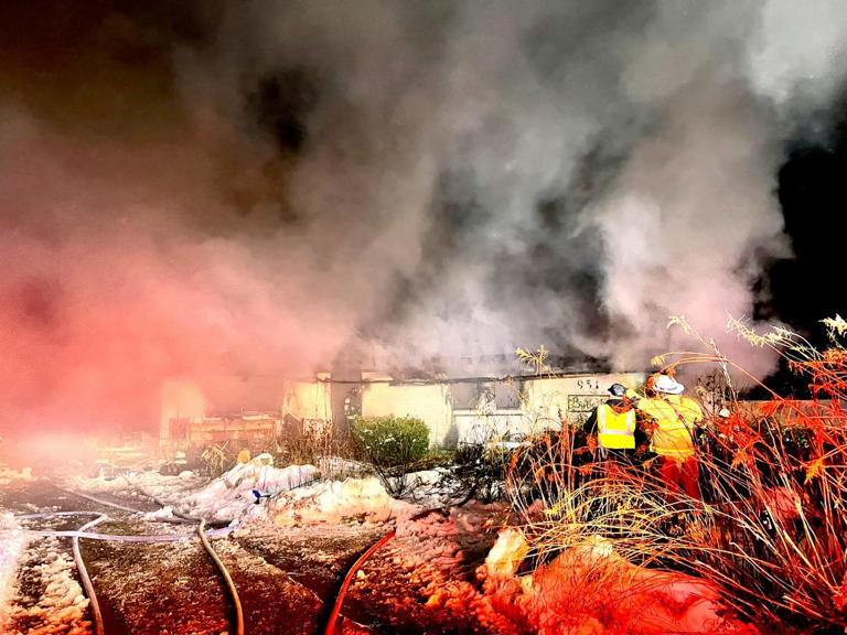 Man arrested for stealing safe & burning down family home in Marion County