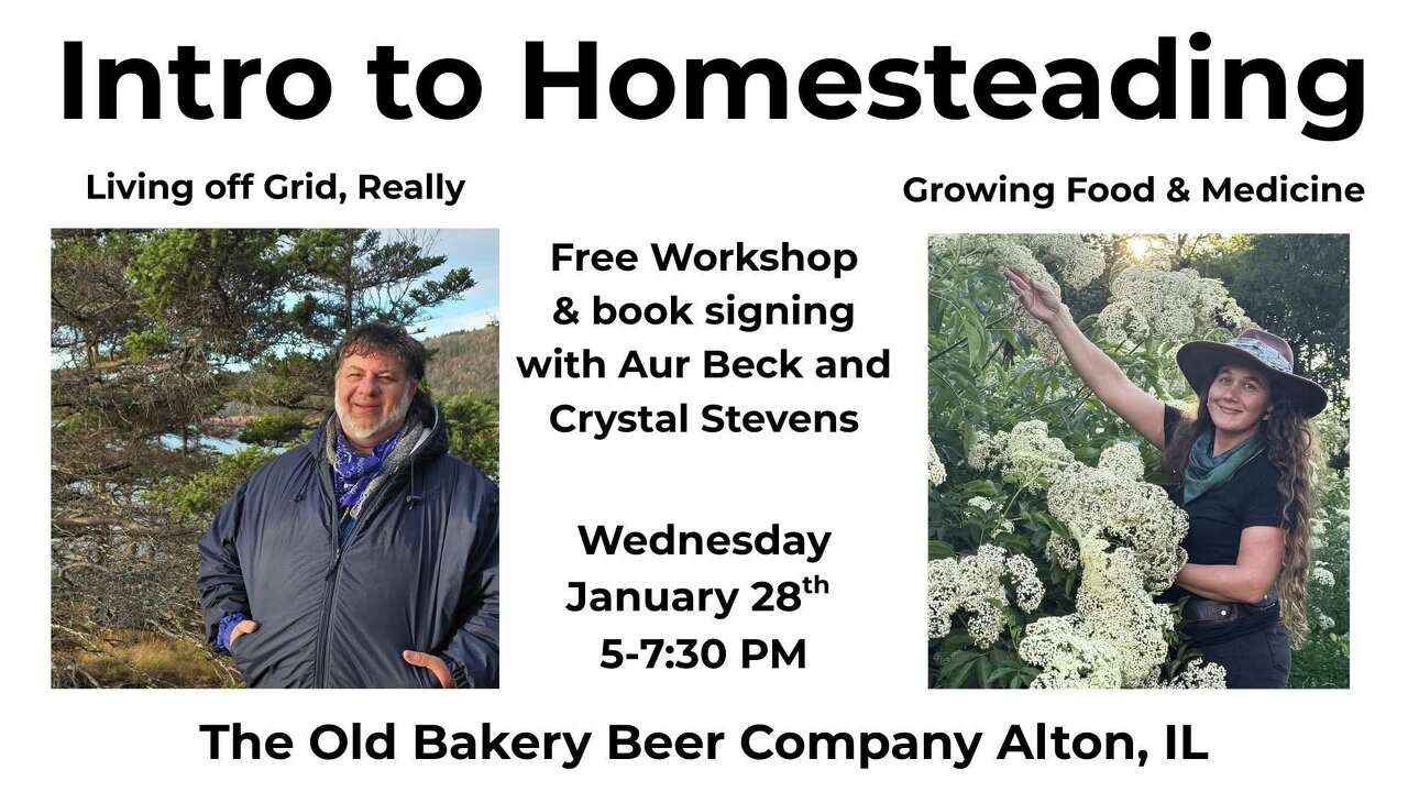 Intro to homesteading at Old Bakery Beer Co. to feature Aur Beck ...