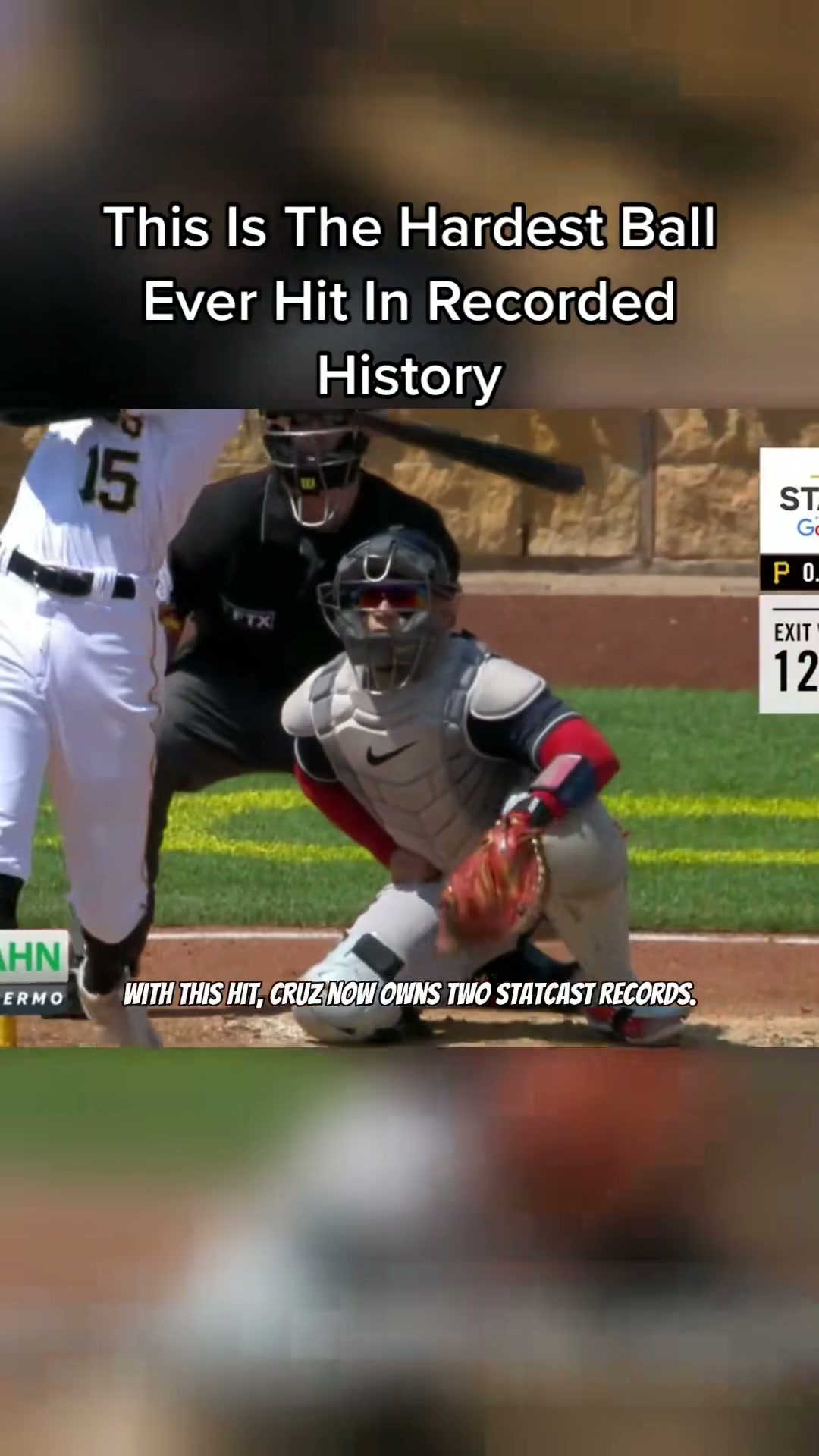 Dude actually passed Stanton and Judge in exit velo as a shortstop 💀