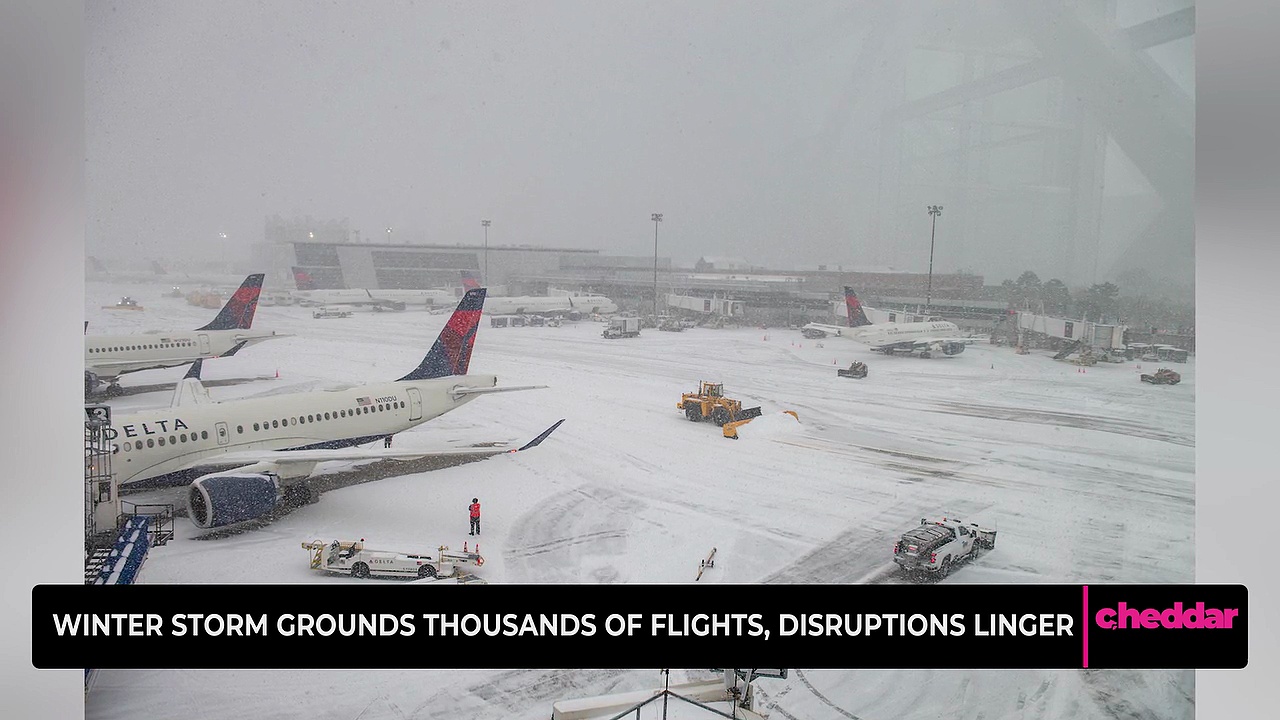 Winter storm grounds thousands of flights, disruptions linger