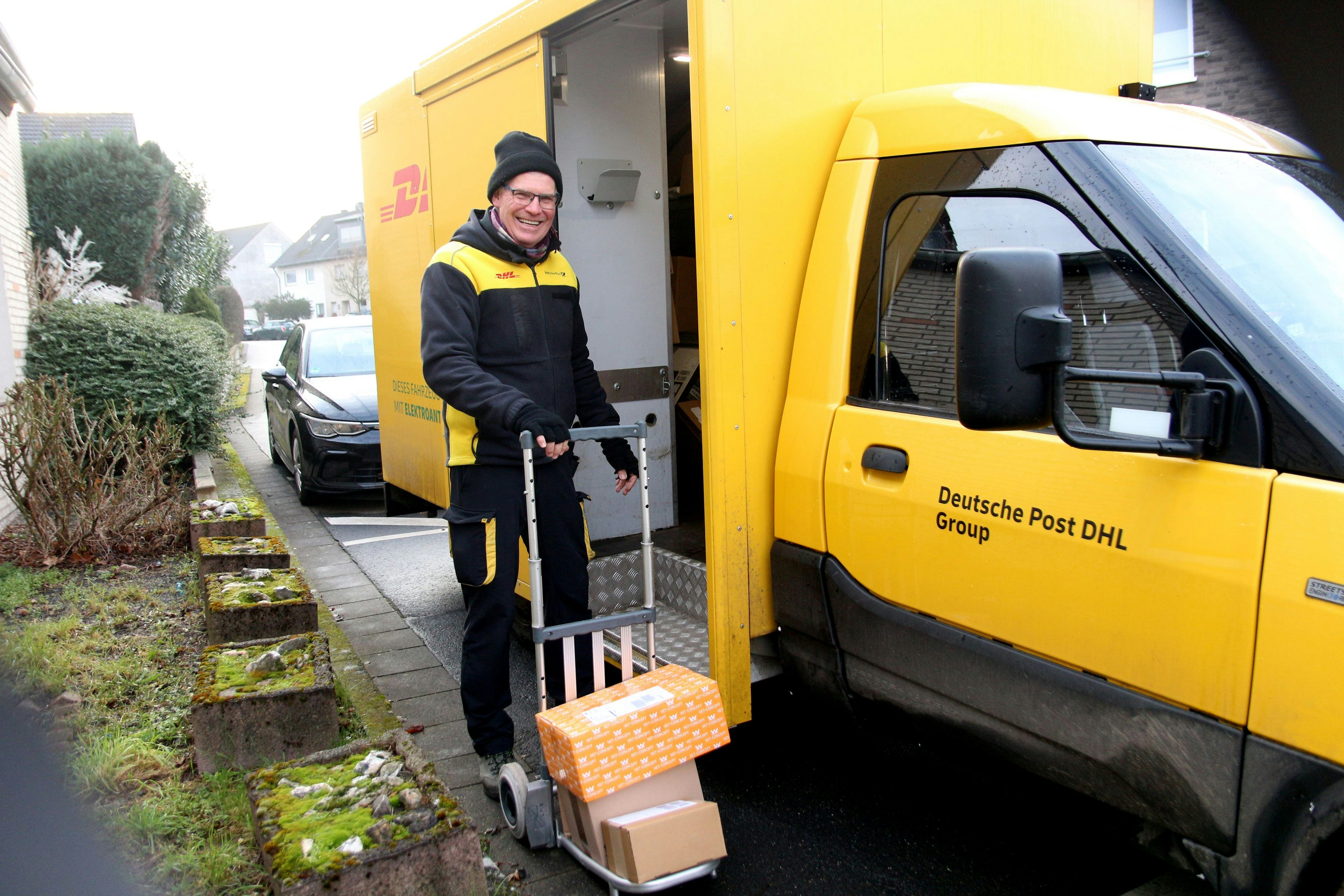 Ruhestand: Am letzten Arbeitstag ging für Zusteller Michael Mentges aus ...