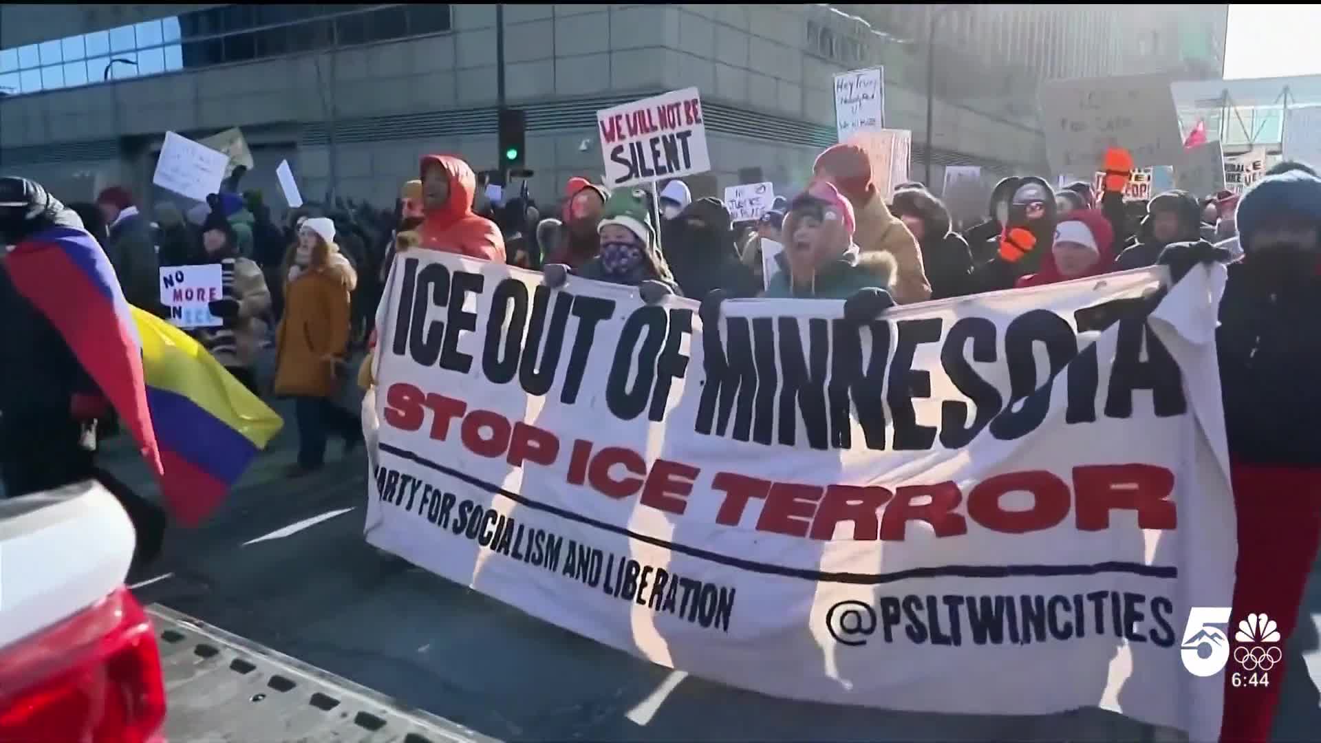Shooting by ICE agents in Minnesota deepens divide between state and ...