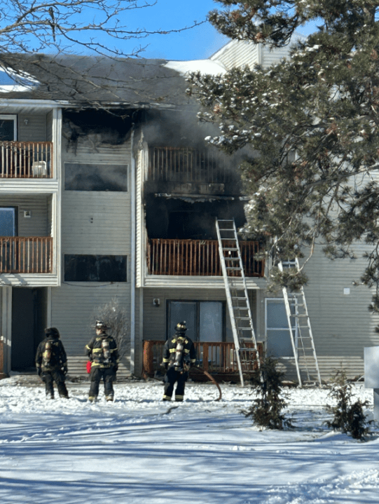 One person hospitalized after Champaign apartment fire