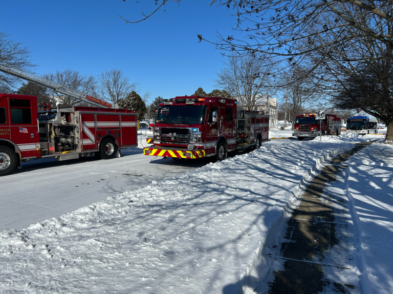 One person hospitalized after Champaign apartment fire