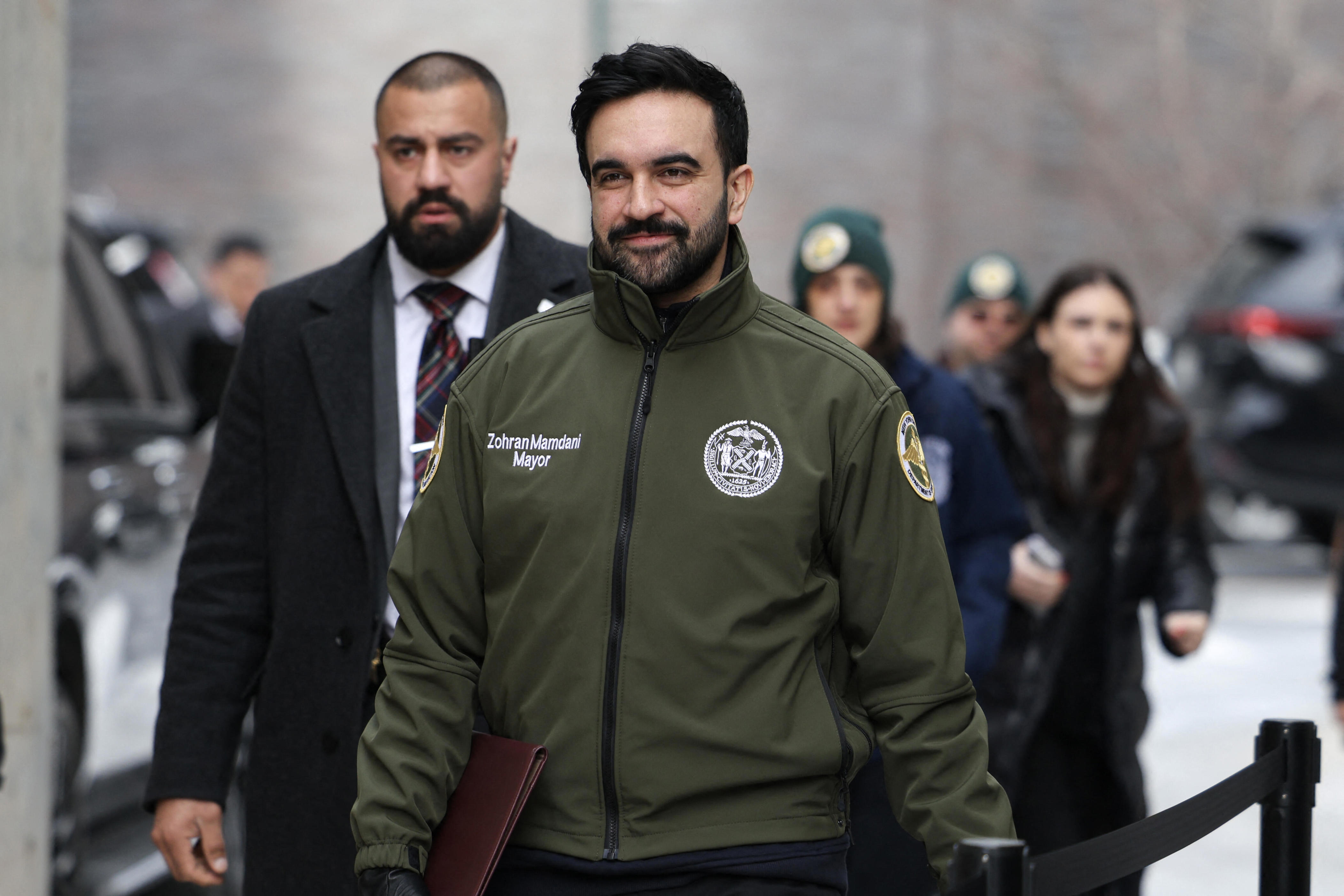 NYC mayor Mamdani shovels snow, helps stranded motorists after storm