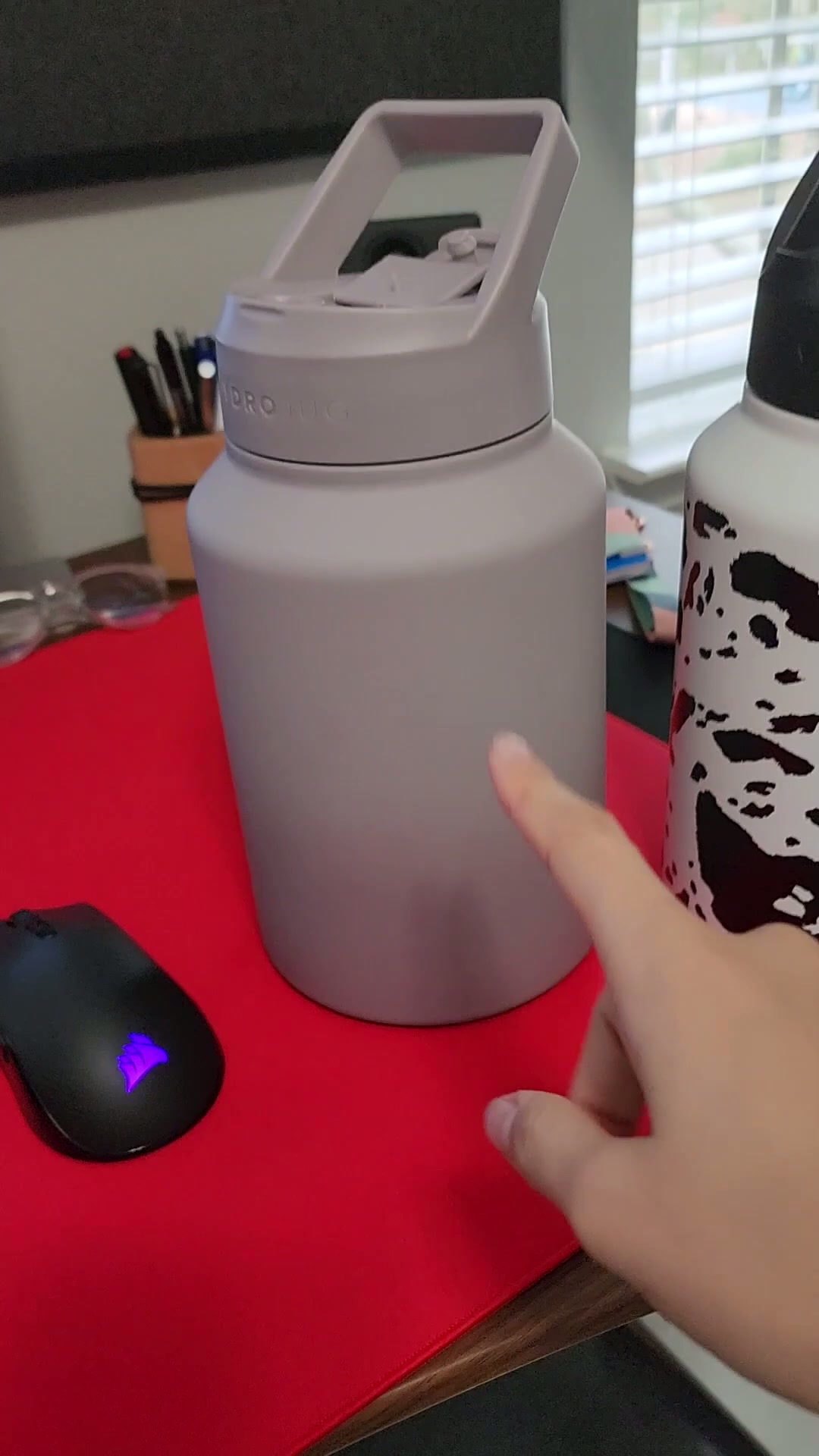 This is the massive water bottle you always see in my videos