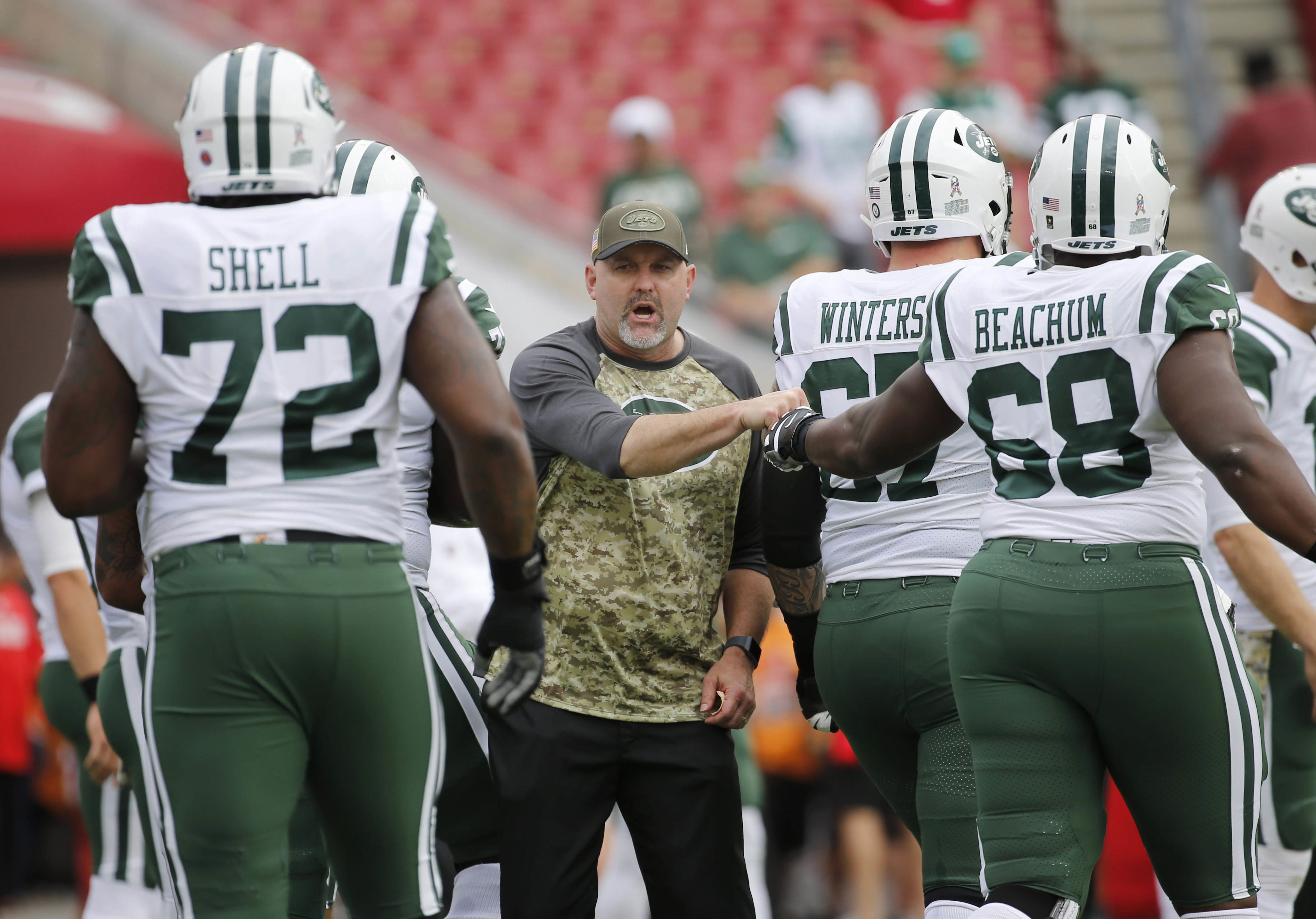 Potential offensive coordinator candidates if Jets demote Tanner Engstrand