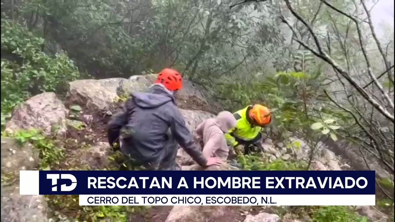 Hombre se refugia en una cueva y es rescatado en el Cerro del Topo ...