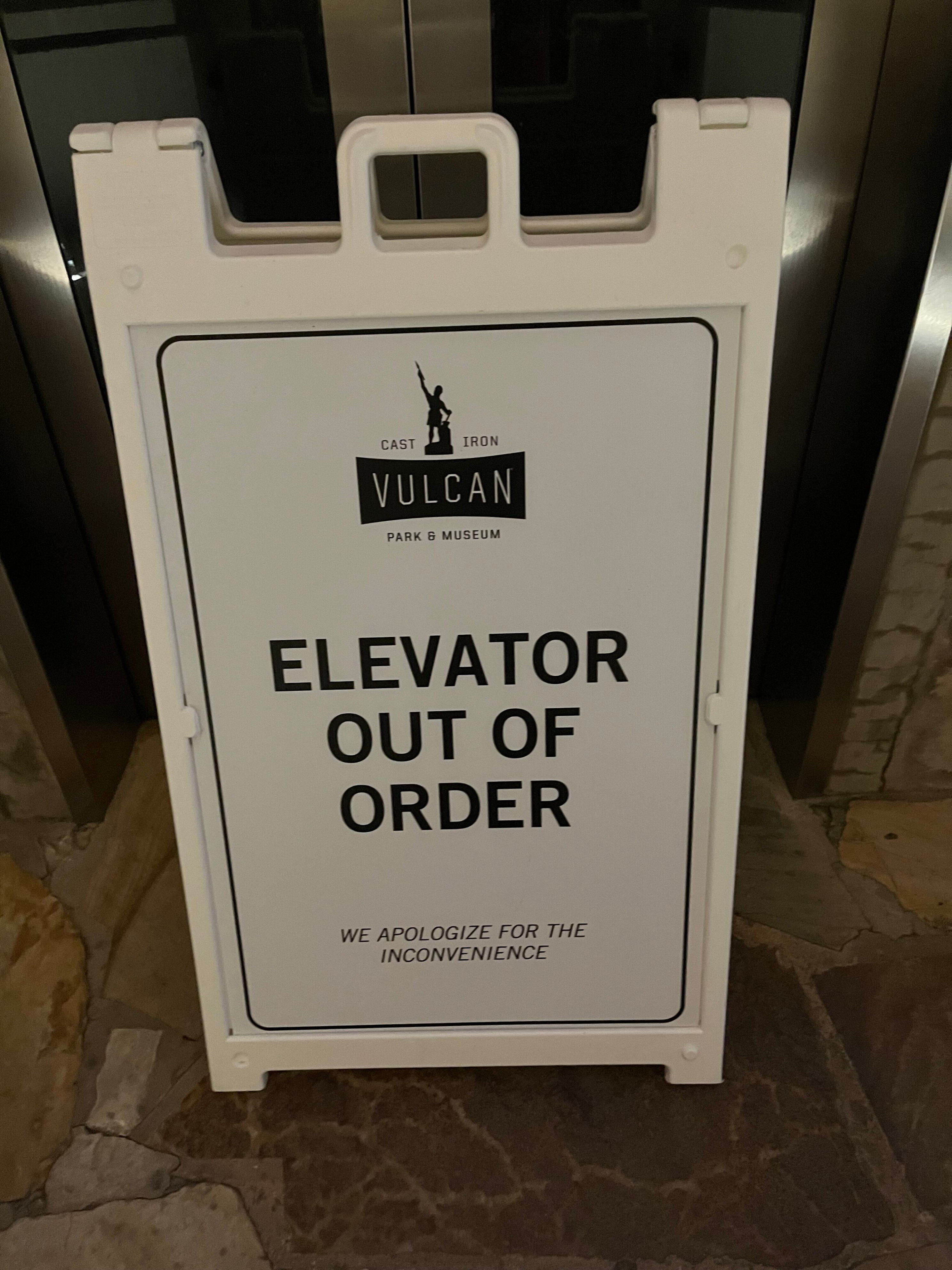 This famous 122-year-old iron statue has its elevator working again for ...