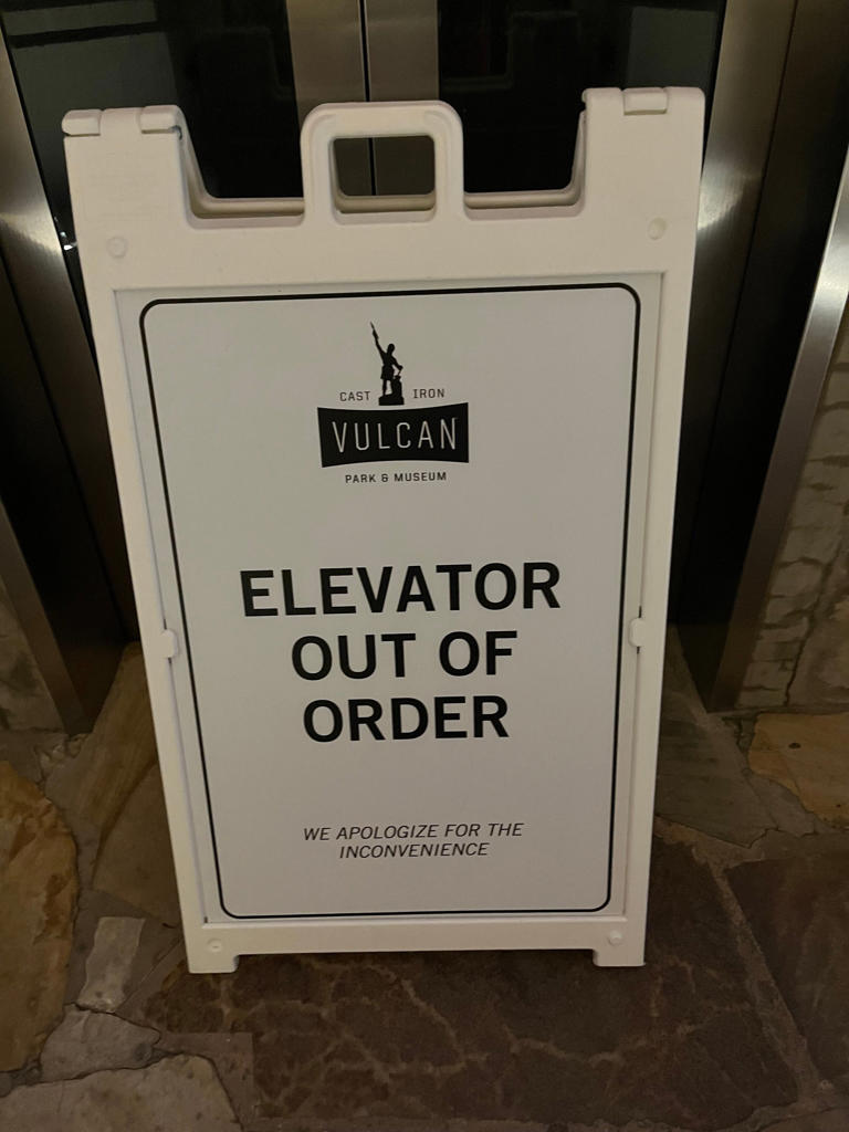 This famous 122-year-old iron statue has its elevator working again for ...